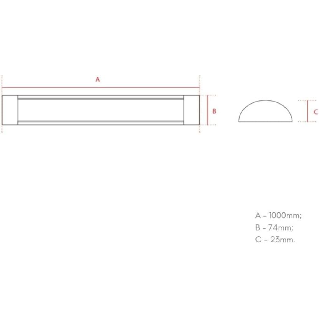 Luminaria Line Led 36W 6500K Taschibra